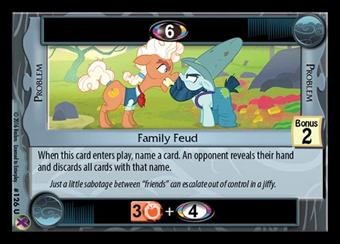 Family Feud | My Little Pony Collectible Card Game Wiki | Fandom