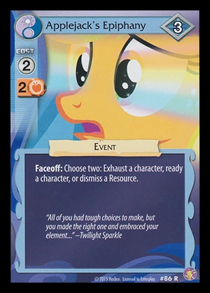 Applejack's Epiphany | My Little Pony Collectible Card Game Wiki | Fandom