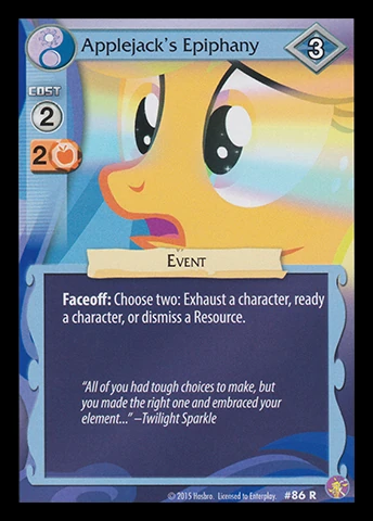 Applejack's Epiphany | My Little Pony Collectible Card Game Wiki | Fandom