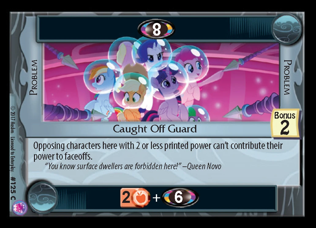 Caught Off Guard | My Little Pony Collectible Card Game Wiki | Fandom