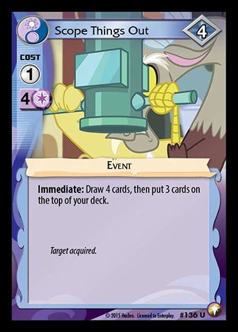 Scope Things Out | My Little Pony Collectible Card Game Wiki | Fandom