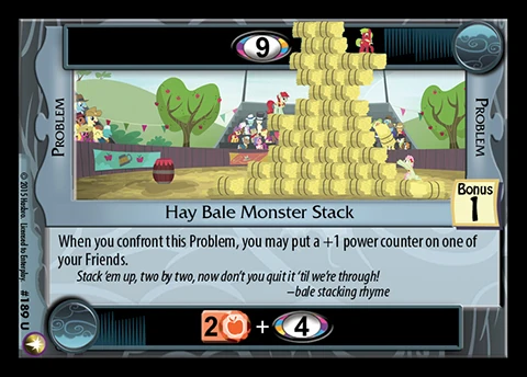 Hay Bale Monster Stack | My Little Pony Collectible Card Game Wiki | Fandom