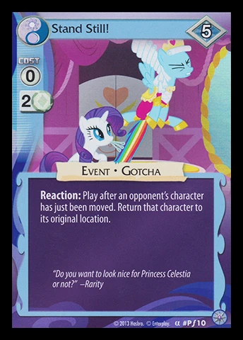 Stand Still! (Premiere Promo) | My Little Pony Collectible Card Game ...