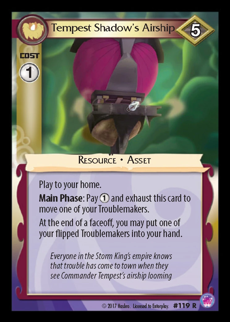 Tempest Shadow’s Airship | My Little Pony Collectible Card Game Wiki ...