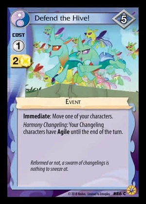 Defend the Hive! | My Little Pony Collectible Card Game Wiki | Fandom