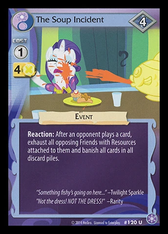 The Soup Incident | My Little Pony Collectible Card Game Wiki | Fandom