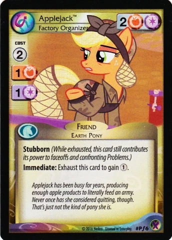 Applejack, Factory Organizer (Marks in Time Promo) | My Little Pony ...