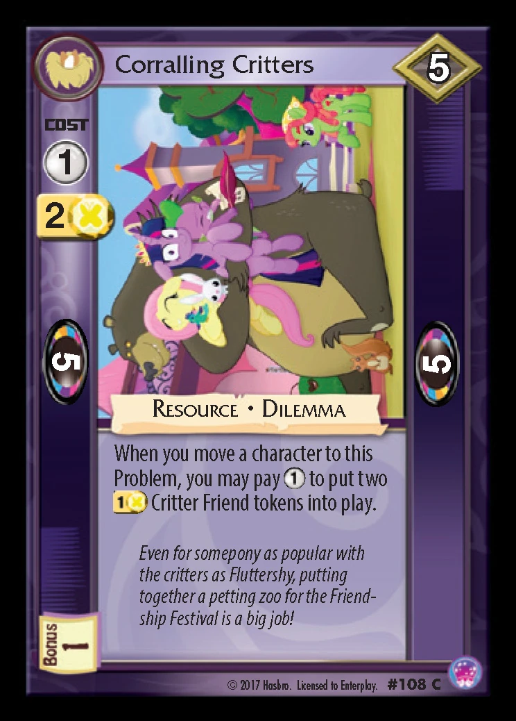 Corralling Critters | My Little Pony Collectible Card Game Wiki | Fandom