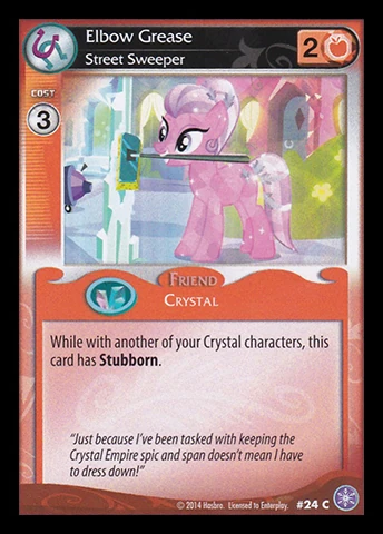 Elbow Grease, Street Sweeper | My Little Pony Collectible Card Game ...