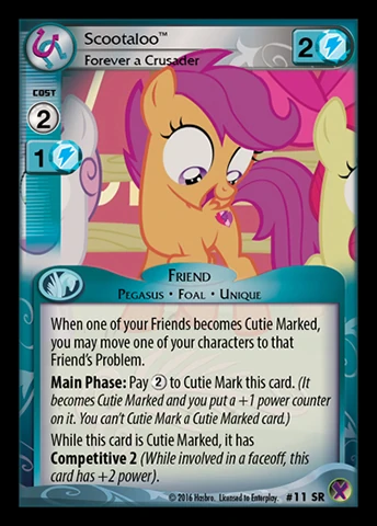 Scootaloo, Forever a Crusader | My Little Pony Collectible Card Game ...