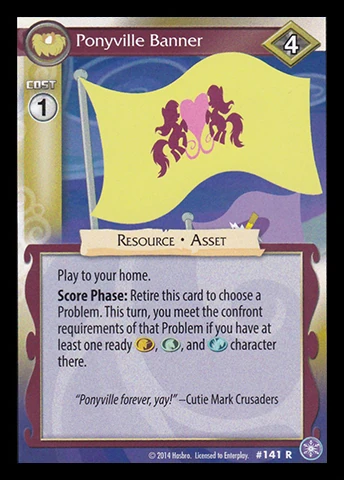 Ponyville Banner | My Little Pony Collectible Card Game Wiki | Fandom