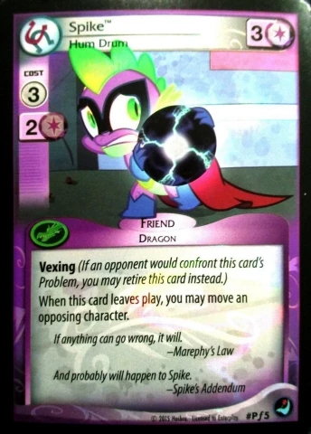 Spike, Hum Drum (High Magic Promo) | My Little Pony Collectible Card ...