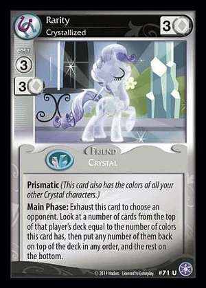 Rarity, Crystallized | My Little Pony Collectible Card Game Wiki | Fandom