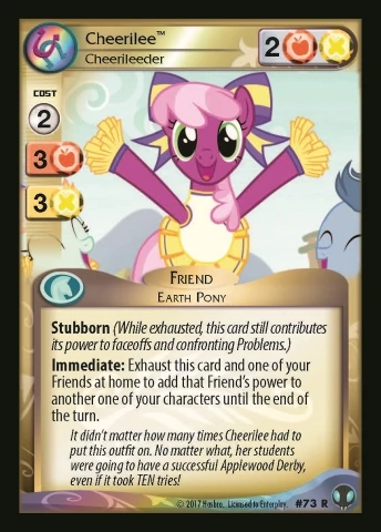 Cheerilee, Cheerileeder | My Little Pony Collectible Card Game Wiki ...
