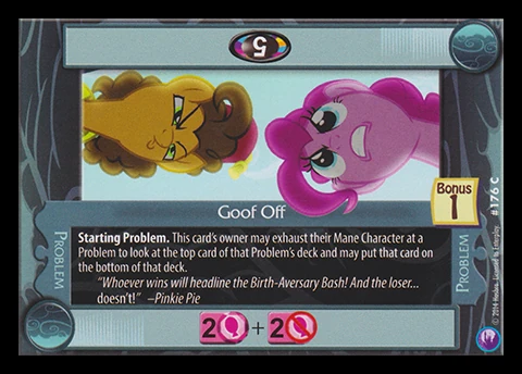 Goof Off | My Little Pony Collectible Card Game Wiki | Fandom