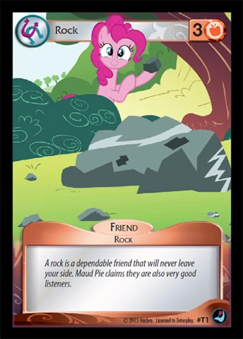 Orange Rock Token (High Magic) | My Little Pony Collectible Card Game ...