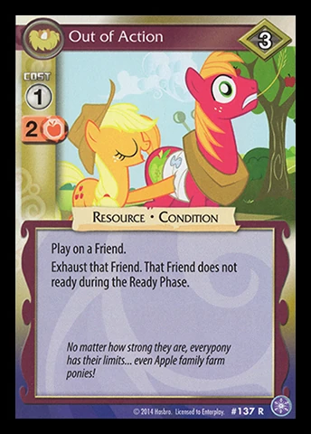 Out of Action | My Little Pony Collectible Card Game Wiki | Fandom