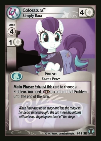 Coloratura, Simply Rara | My Little Pony Collectible Card Game Wiki ...