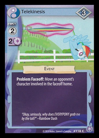Telekinesis | My Little Pony Collectible Card Game Wiki | Fandom
