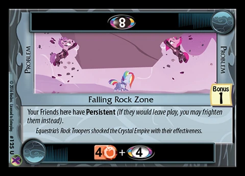 Falling Rock Zone | My Little Pony Collectible Card Game Wiki | Fandom