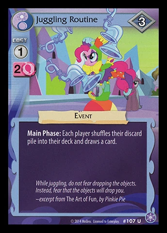 Juggling Routine | My Little Pony Collectible Card Game Wiki | Fandom