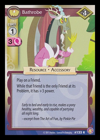 Bathrobe | My Little Pony Collectible Card Game Wiki | Fandom