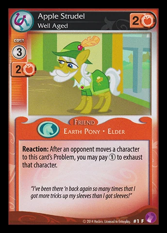 Apple Strudel, Well Aged | My Little Pony Collectible Card Game Wiki ...