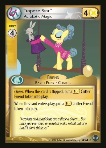 Trapeze Star, Acrobatic Magic | My Little Pony Collectible Card Game ...