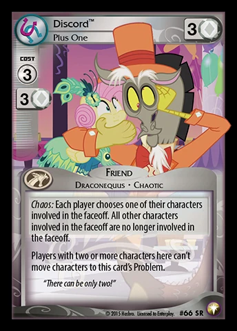 Discord, Plus One | My Little Pony Collectible Card Game Wiki | Fandom