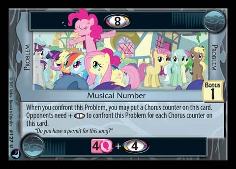 Musical Number | My Little Pony Collectible Card Game Wiki | Fandom