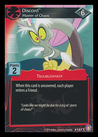 Discord, Master of Chaos | My Little Pony Collectible Card Game Wiki ...