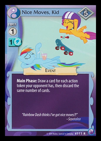 Nice Moves, Kid | My Little Pony Collectible Card Game Wiki | Fandom