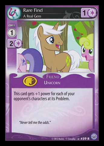 Rare Find, A Real Gem | My Little Pony Collectible Card Game Wiki | Fandom