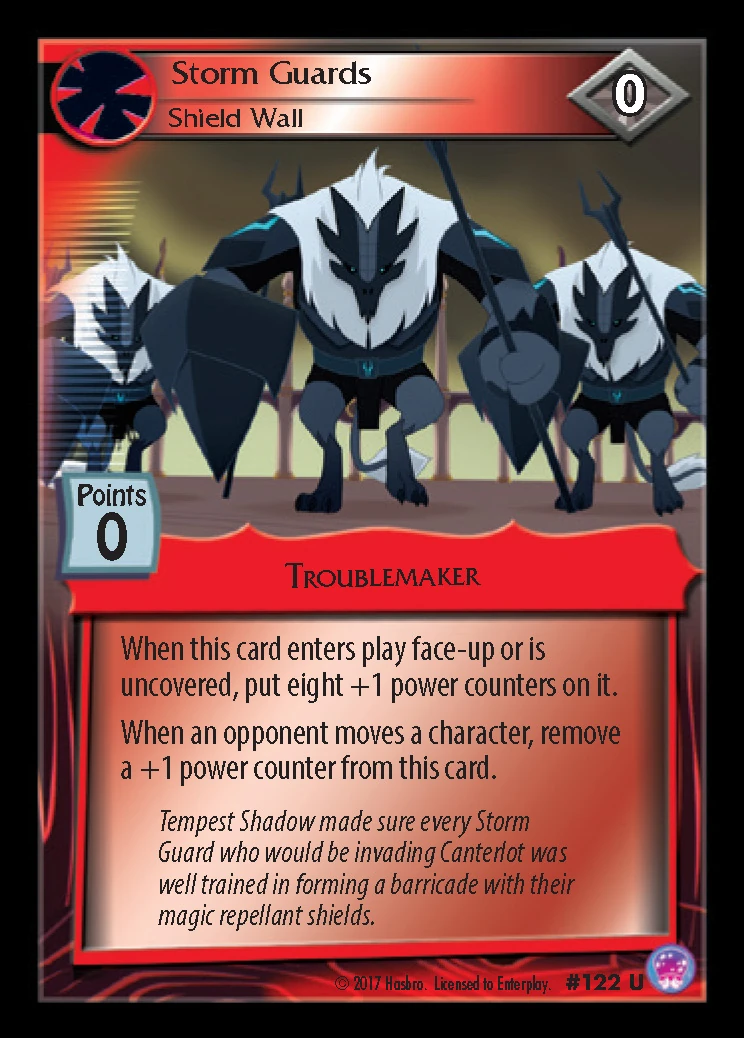 Storm Guards, Shield Wall | My Little Pony Collectible Card Game Wiki ...