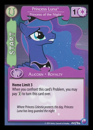 Princess Luna, Princess of the Night | My Little Pony Collectible Card ...