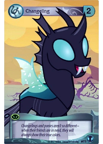 Colorless Changeling Token | My Little Pony Collectible Card Game Wiki ...