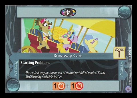 Runaway Cart | My Little Pony Collectible Card Game Wiki | Fandom