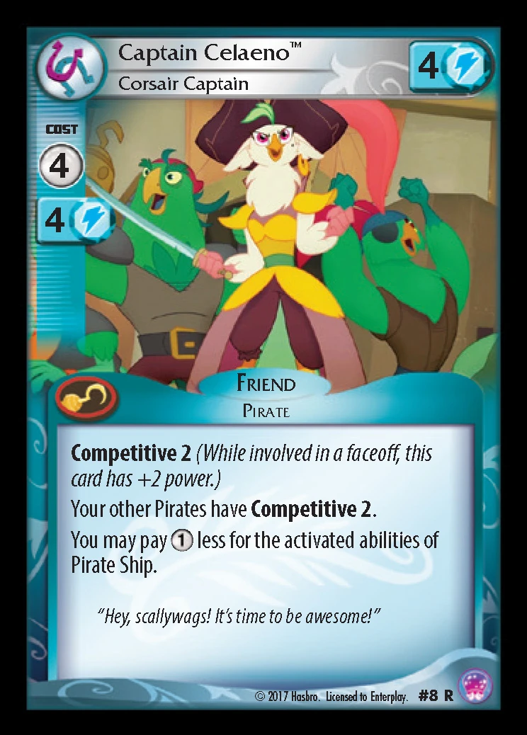 Captain Celaeno, Corsair Captain | My Little Pony Collectible Card Game ...