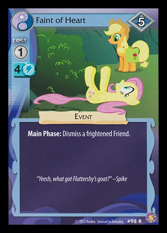 Faint of Heart | My Little Pony Collectible Card Game Wiki | Fandom