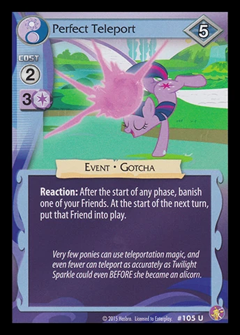 Perfect Teleport | My Little Pony Collectible Card Game Wiki | Fandom
