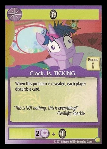 Clock. Is. TICKING. (GenCon) | My Little Pony Collectible Card Game ...