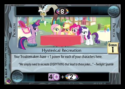Hysterical Recreation | My Little Pony Collectible Card Game Wiki | Fandom