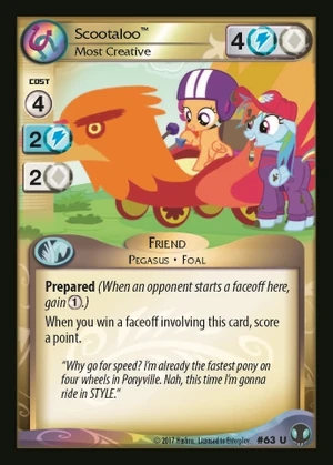 Scootaloo, Most Creative | My Little Pony Collectible Card Game Wiki ...