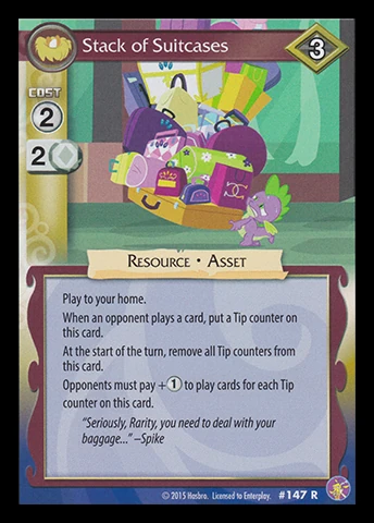 Stack of Suitcases | My Little Pony Collectible Card Game Wiki | Fandom