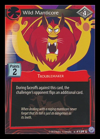 Wild Manticore | My Little Pony Collectible Card Game Wiki | Fandom