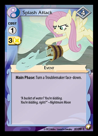 Splash Attack | My Little Pony Collectible Card Game Wiki | Fandom