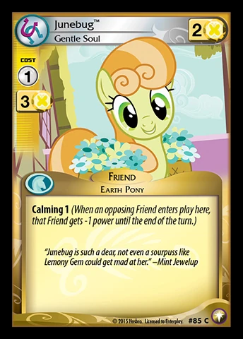 Junebug, Gentle Soul | My Little Pony Collectible Card Game Wiki | Fandom