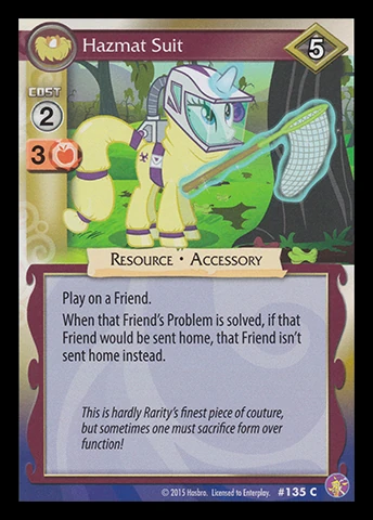 Hazmat Suit | My Little Pony Collectible Card Game Wiki | Fandom