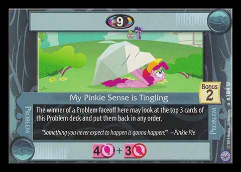 My Pinkie Sense is Tingling | My Little Pony Collectible Card Game Wiki ...