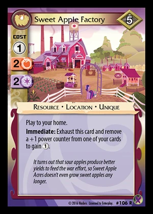 Sweet Apple Factory | My Little Pony Collectible Card Game Wiki | Fandom